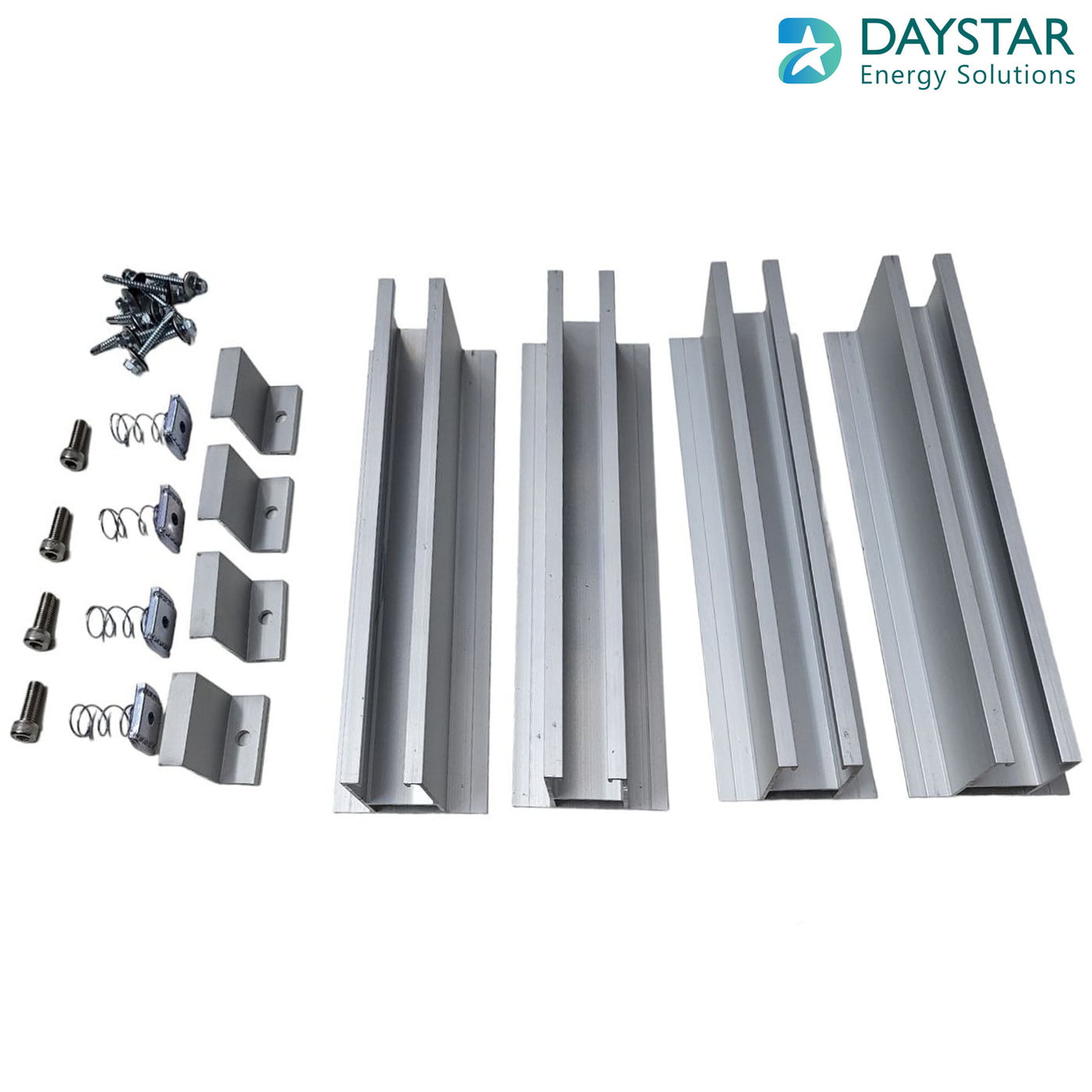 Micro Rail - Rooftop Solar Panel Mounting Structure Set