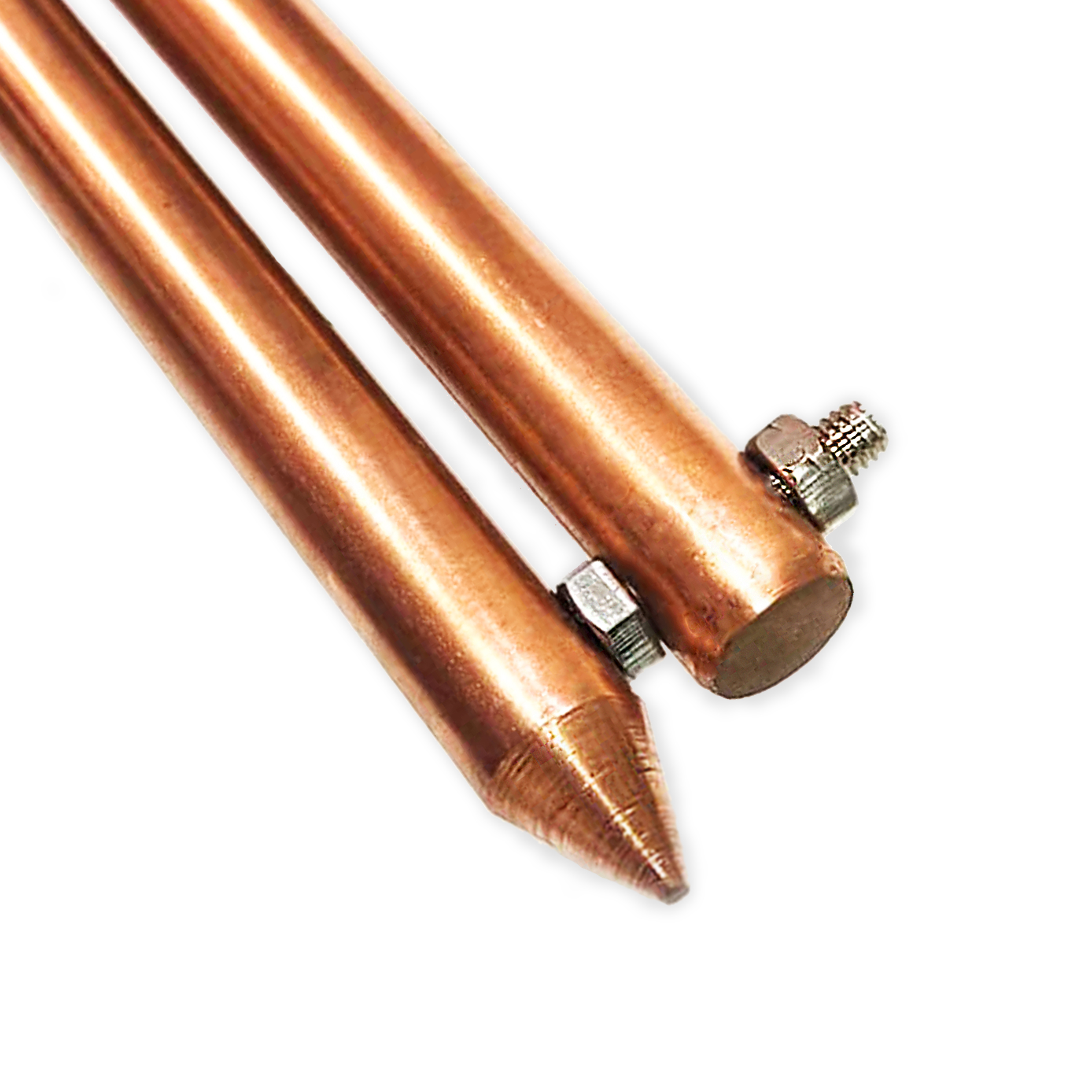 2 Feet - Copper Bonded Earth Rod 14mm - 100 Microns (14mm & 100 Microns)