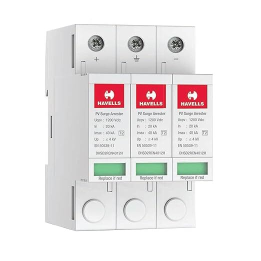 Havells - DC SPD - 2 Pole - 1200V [Lightning Protection for Solar ...
