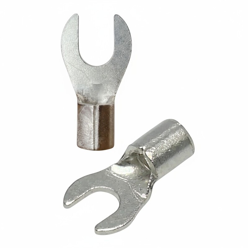 10 sq.mm Copper Ring Fork (U - CUT) Terminal End Lugs