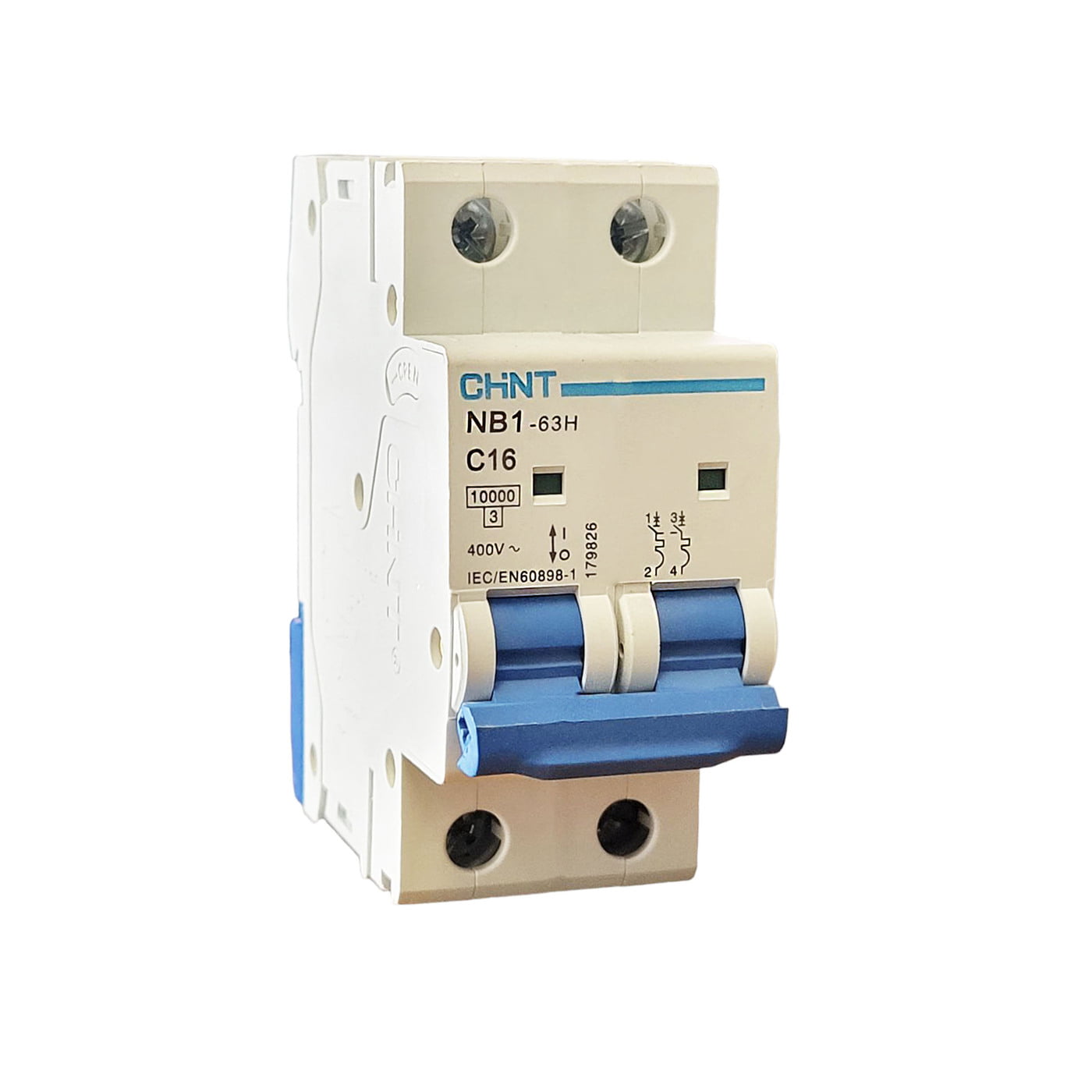 Chint 16A 2-Pole AC MCB – (C-Curve)