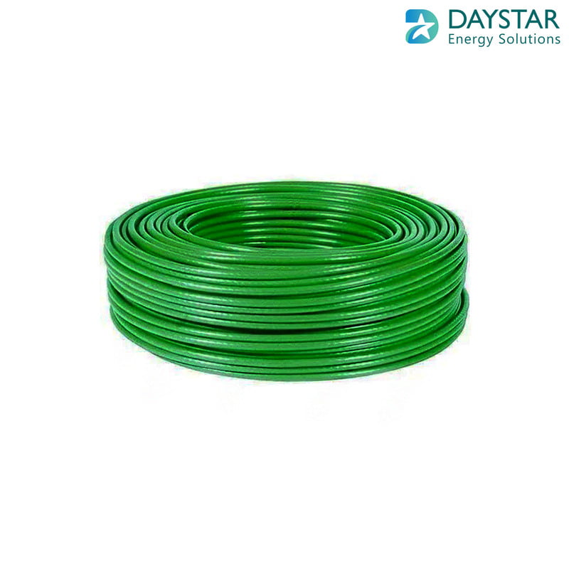 100M Roll Aluminium Earthing cables green 25 sq.mm - 1 Core