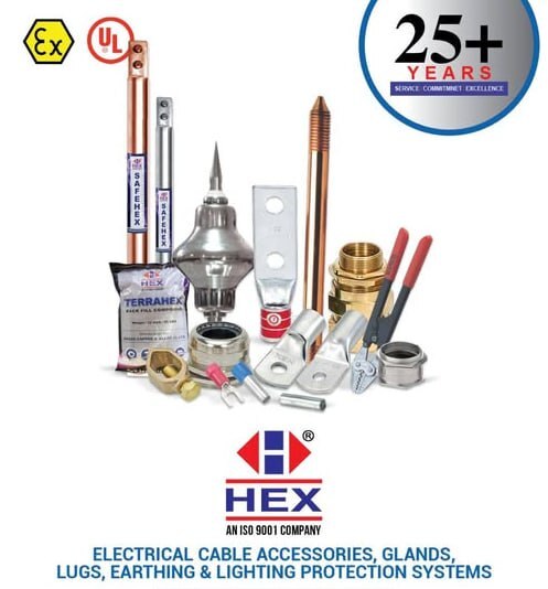 25 sq.mm Ring Type Copper Cable Lugs - 1 Nos | HR-7034