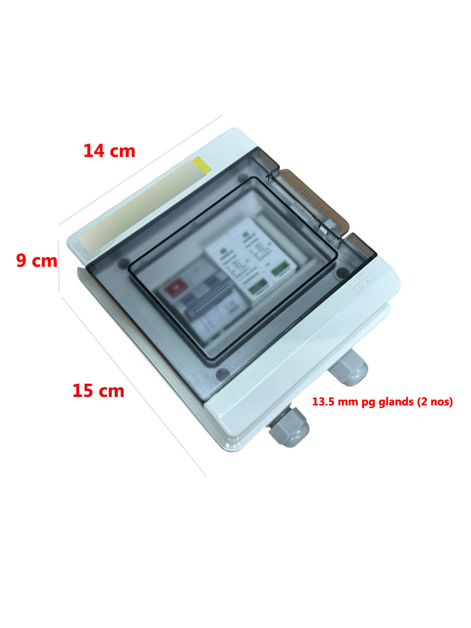 Havells WaterShield IP66 ACDB Single Phase Inbuilt AC MCB 32A, AC SPD 320V