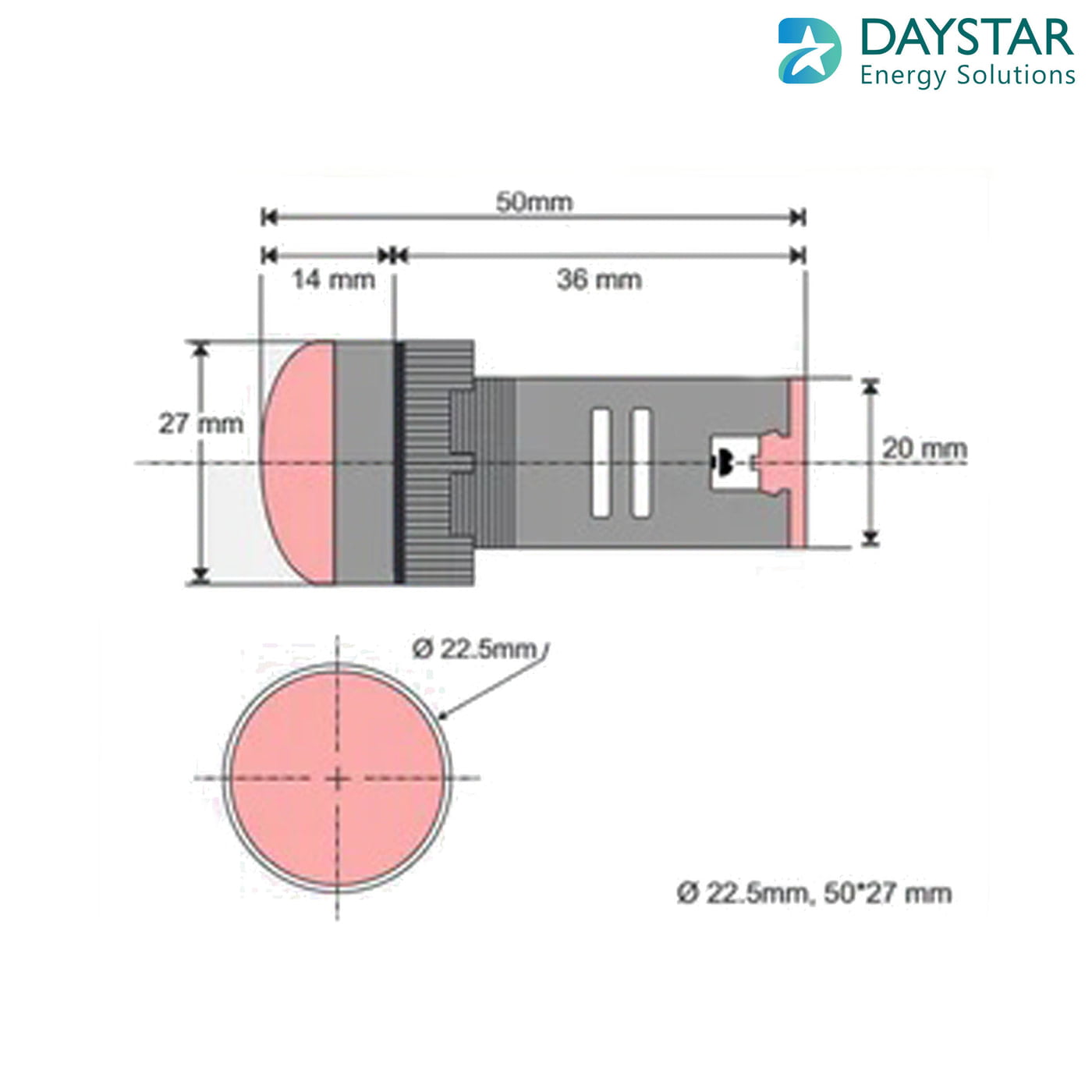 22.5mm Red Led Indicators