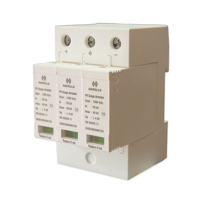 Havells - DC SPD - 2 Pole - 1200V [Lightning Protection for Solar ...