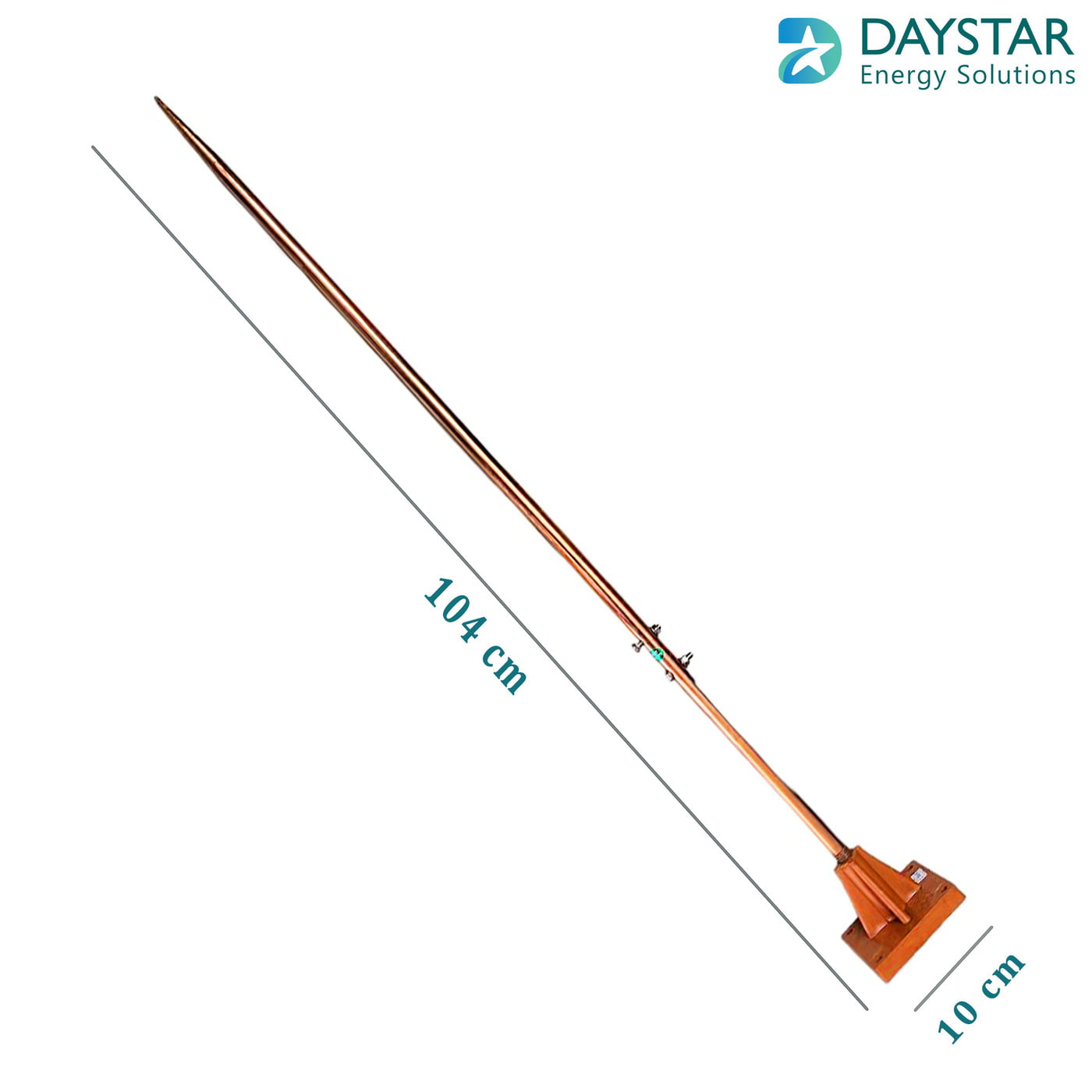 Copper Bonded Lightning Arrester (Single Spike)