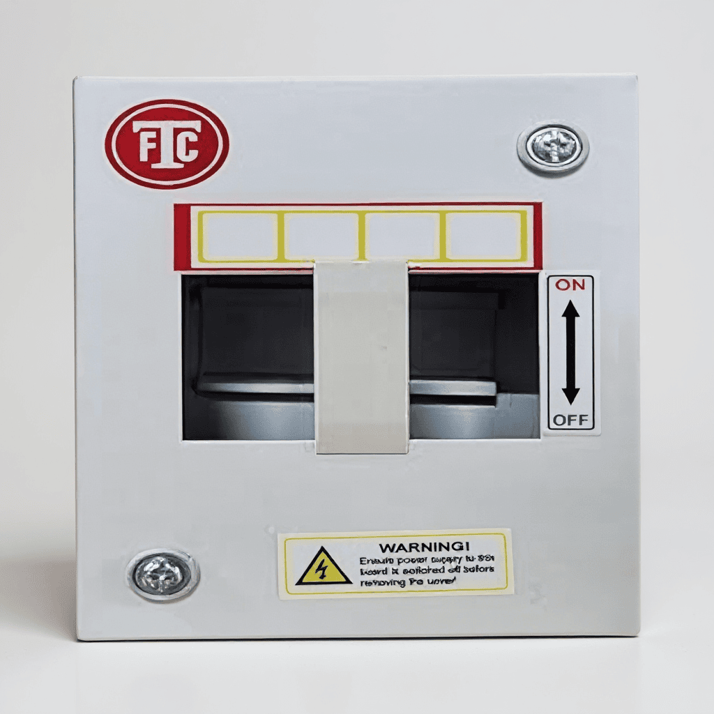 4-Way Metal MCB Box (FTC) | Rust Proof with Inbuilt Din Rail