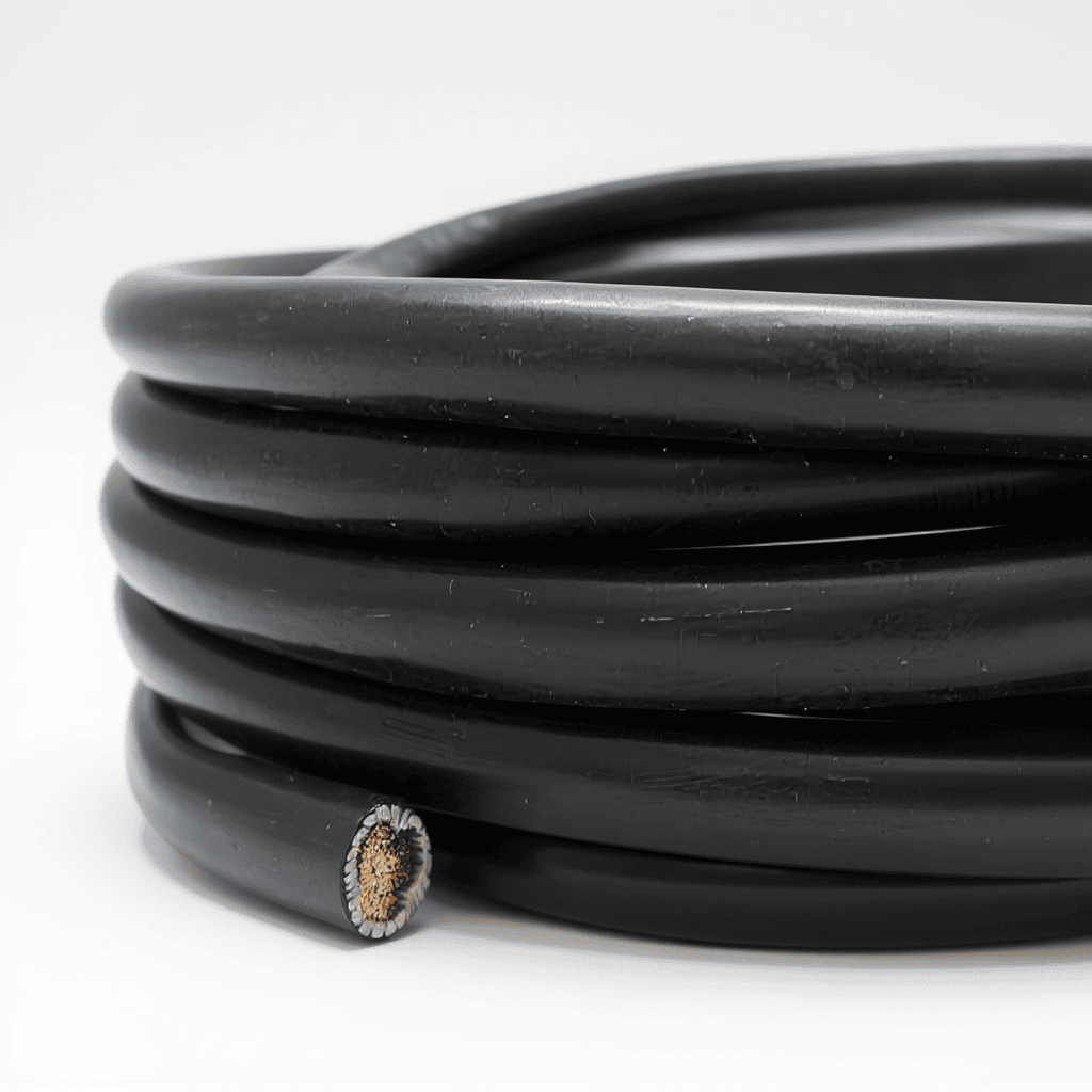 35mm² AC Cable Black | FR PVC Insulated Copper Wire | Single Core Multi ...